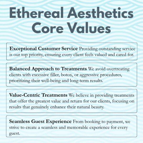 Core Values - Ethereal Aesthetics - Vancouver, WA